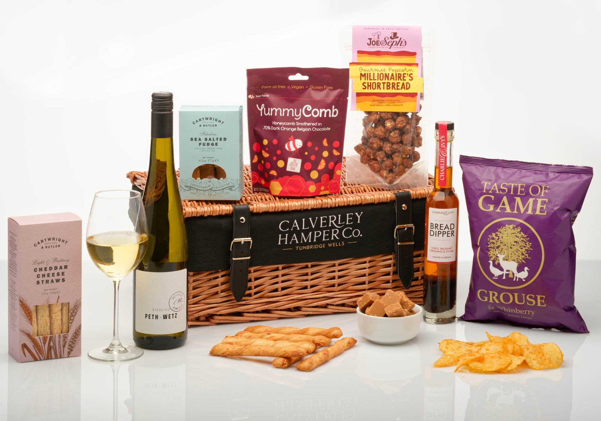 Wiesbaden – White Wine Hamper – Calverley Hamper Company